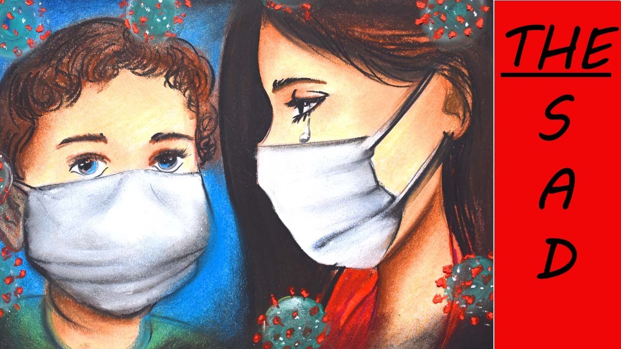 CORONA VIRUS DRAWING # THE SAD MOMENT OF 2020 - YouTube