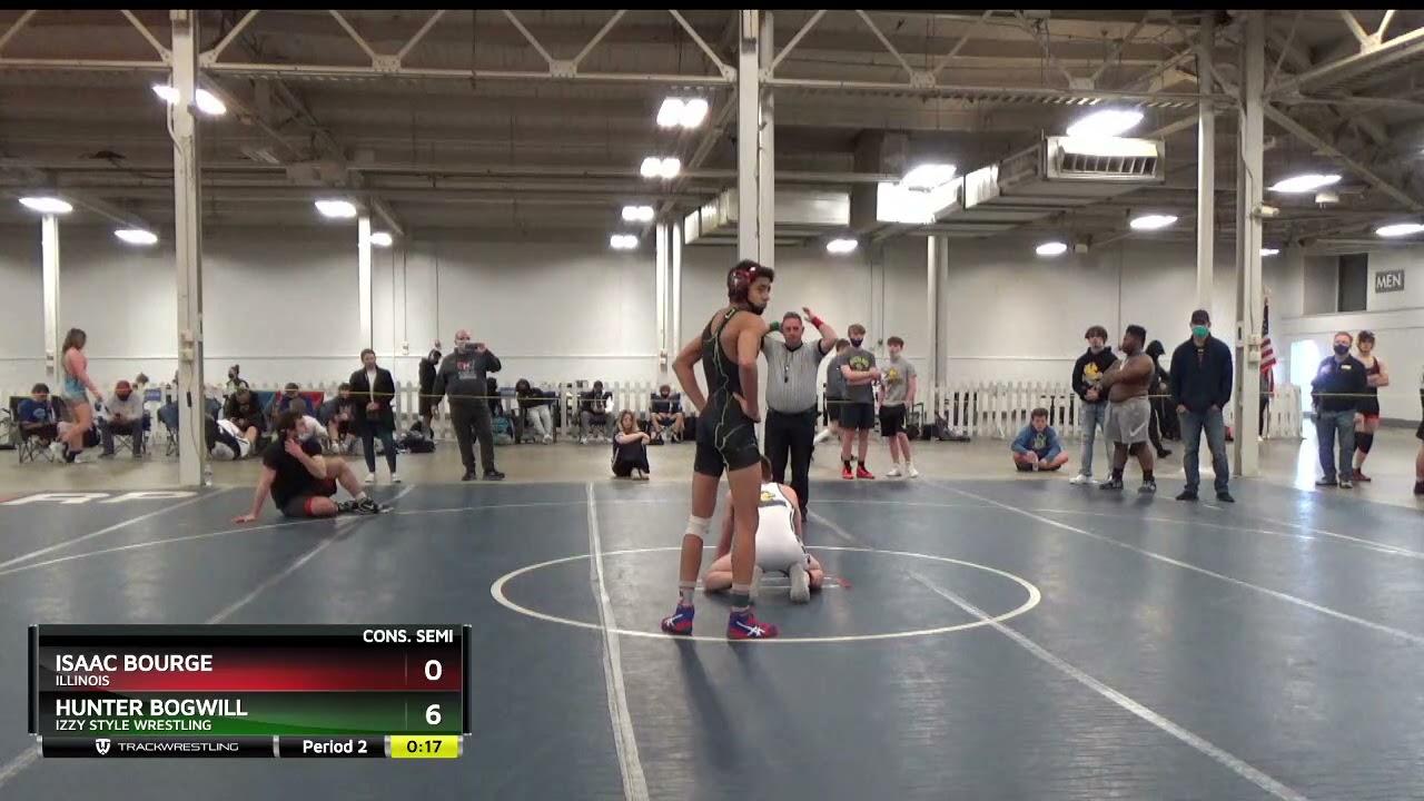 High School Boys 113 Hunter Bogwill Izzy Style Wrestling Vs Isaac ...
