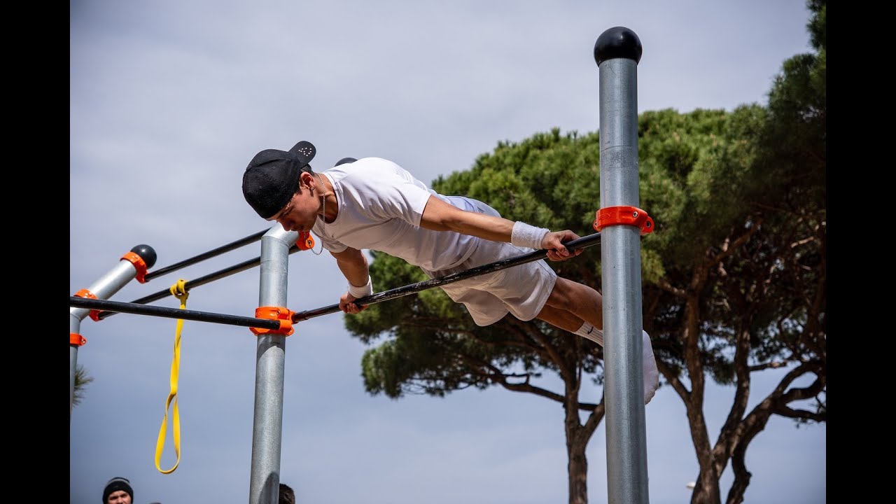 CALISTENIA STREET WORKOUT BAR ANGELS - MEIN BLANES - YouTube