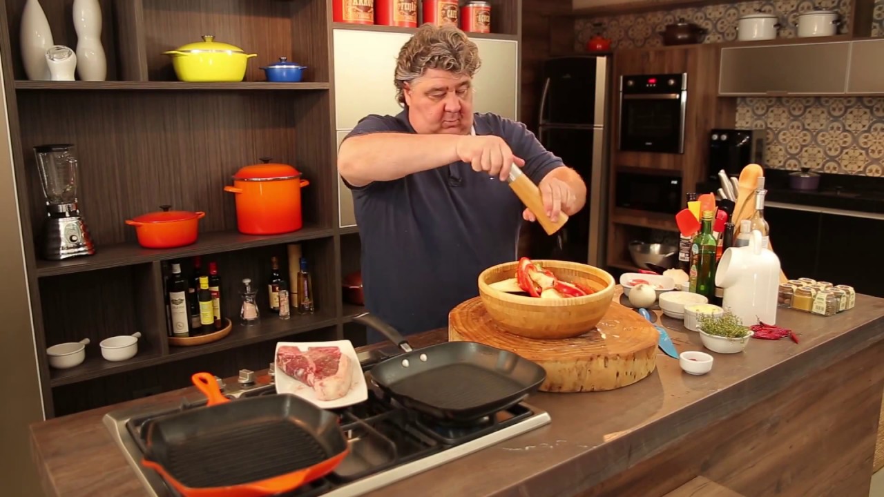 Clube do Gordinho - Tibone com Parrilla de Legumes - YouTube