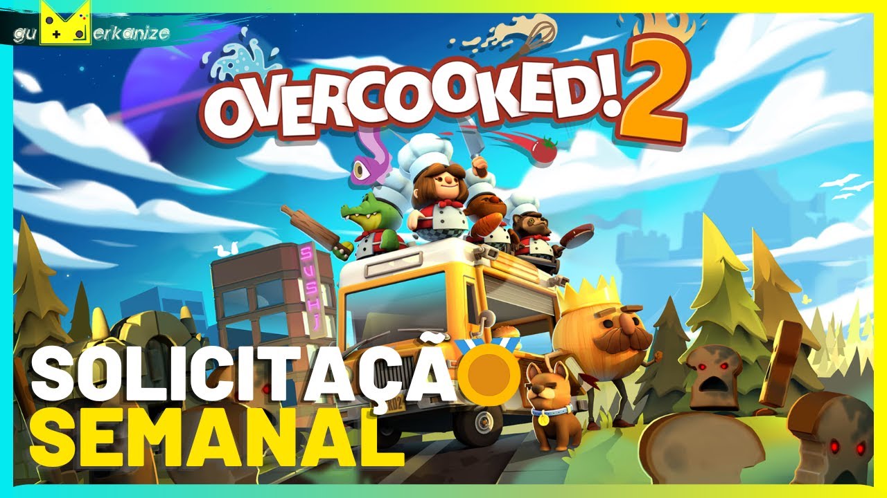 Overcooked 2 - Queime 30 itens -SOLICITAÇÃO SEMANAL do XBox Game Pass ...