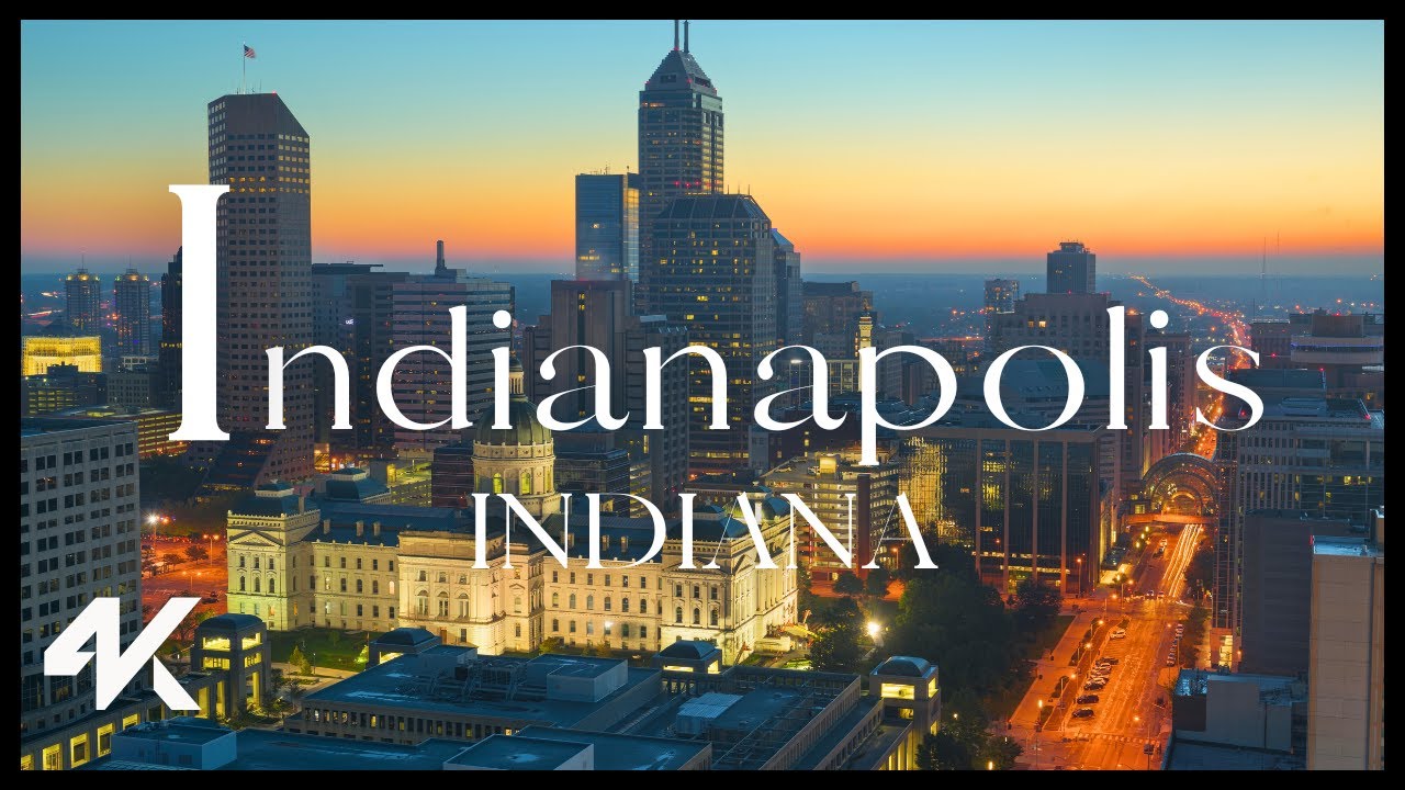 Indianapolis, Indiana 2025 - 4K Drone Footage 🚁 | Relaxing Aerial Tour ...