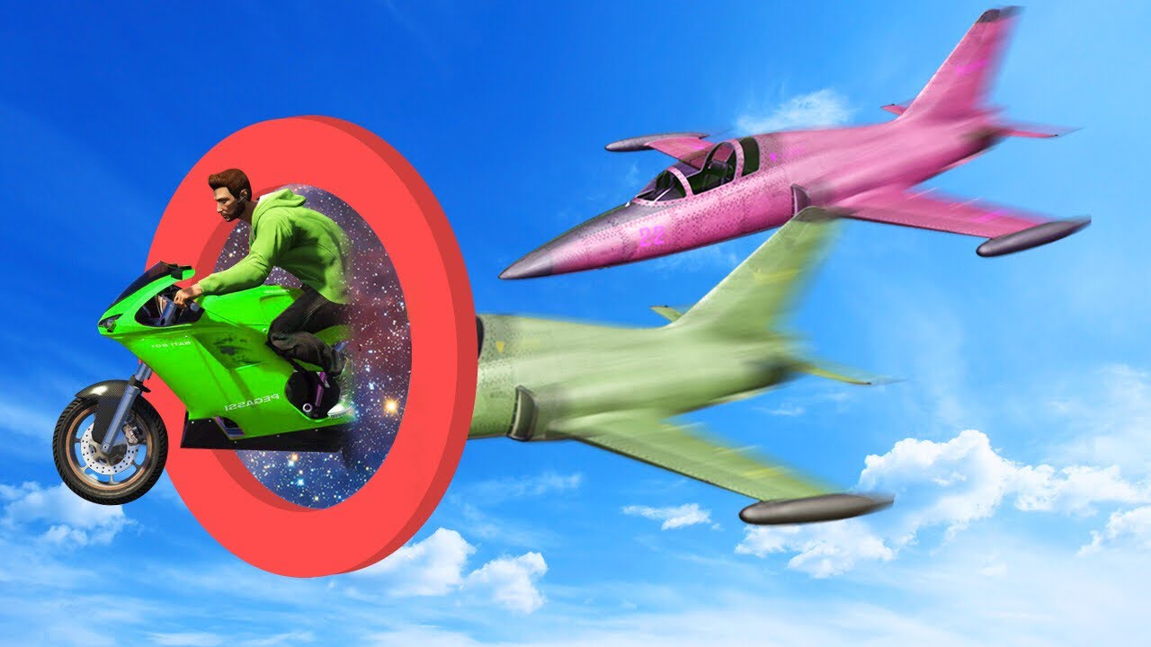 JELLY vs. SANNA TELEPORT RACE BATTLE ON GTA 5! (GTA 5 Funny Moments ...