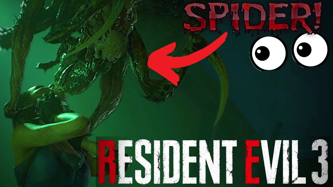 SPIDERS RESIDENT EVIL REMAKE 3 NEMESIS - RE3 REMAKE SPIDERS REACTION ...