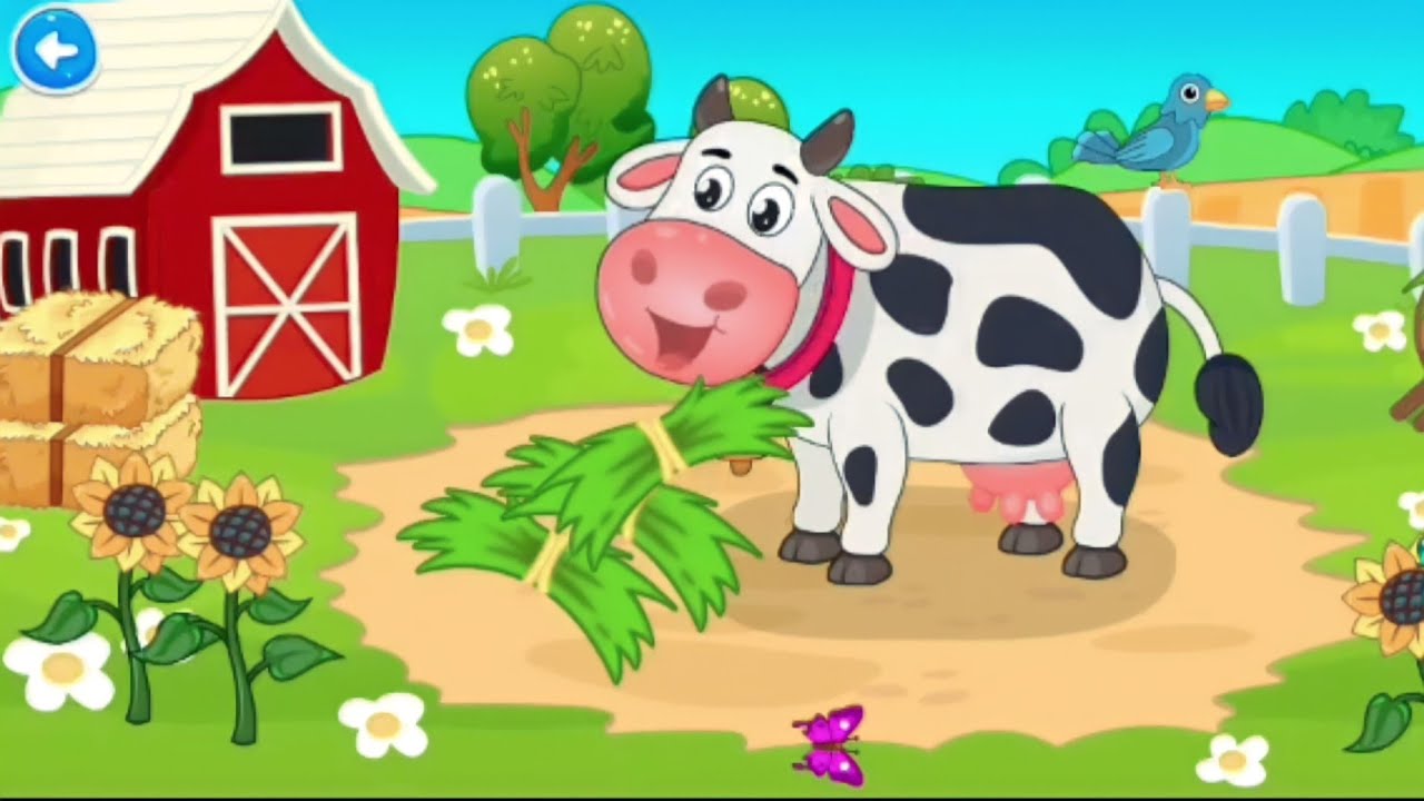 Toddler Farm / Toddler Cortoon / Toddler learning video / Toddler game ...