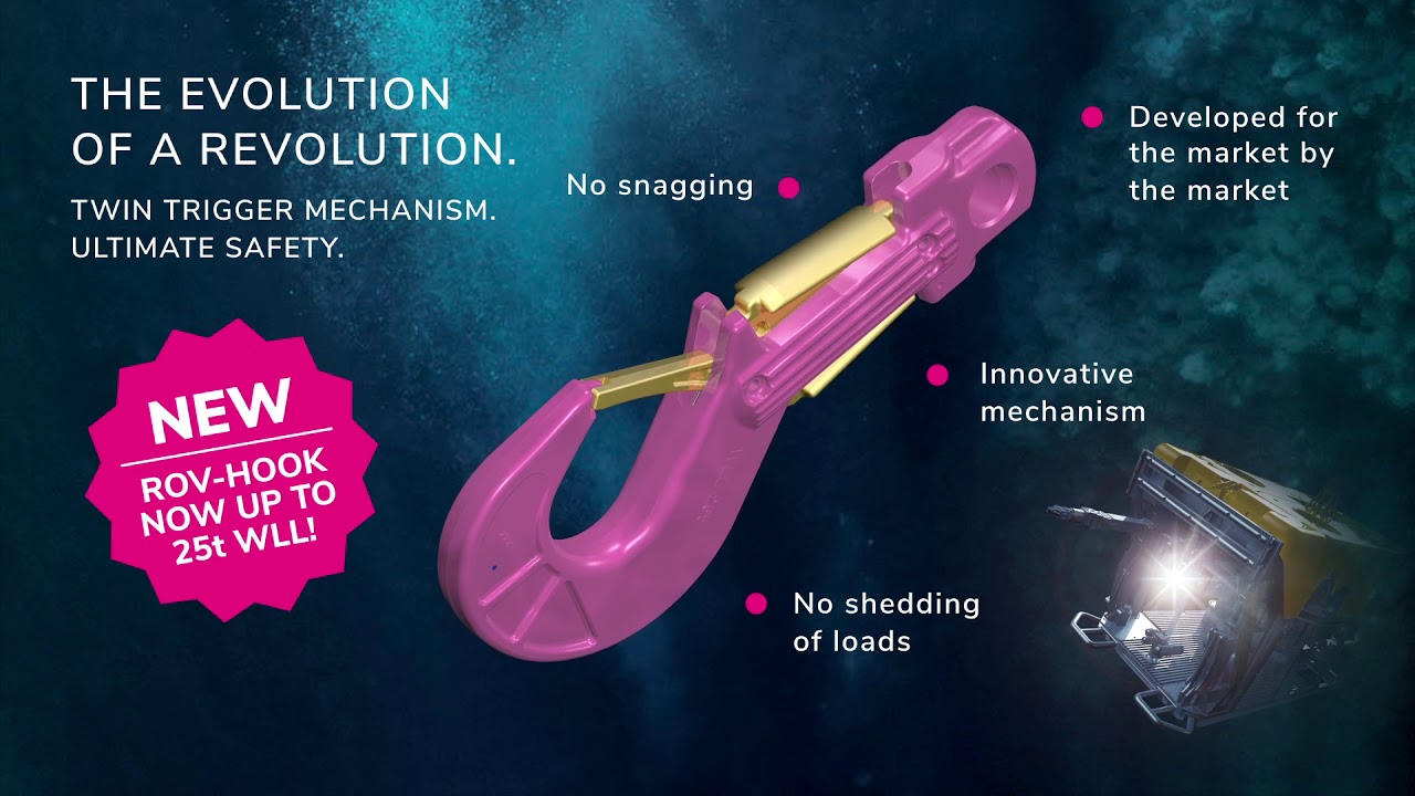 New RUD ROV HOOK Now Available up to 25T - YouTube