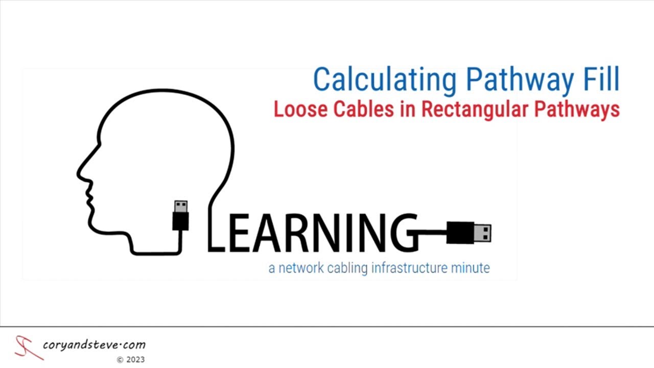 Calculating Pathway Fill - Loose Cables in Rectangular Pathways - YouTube