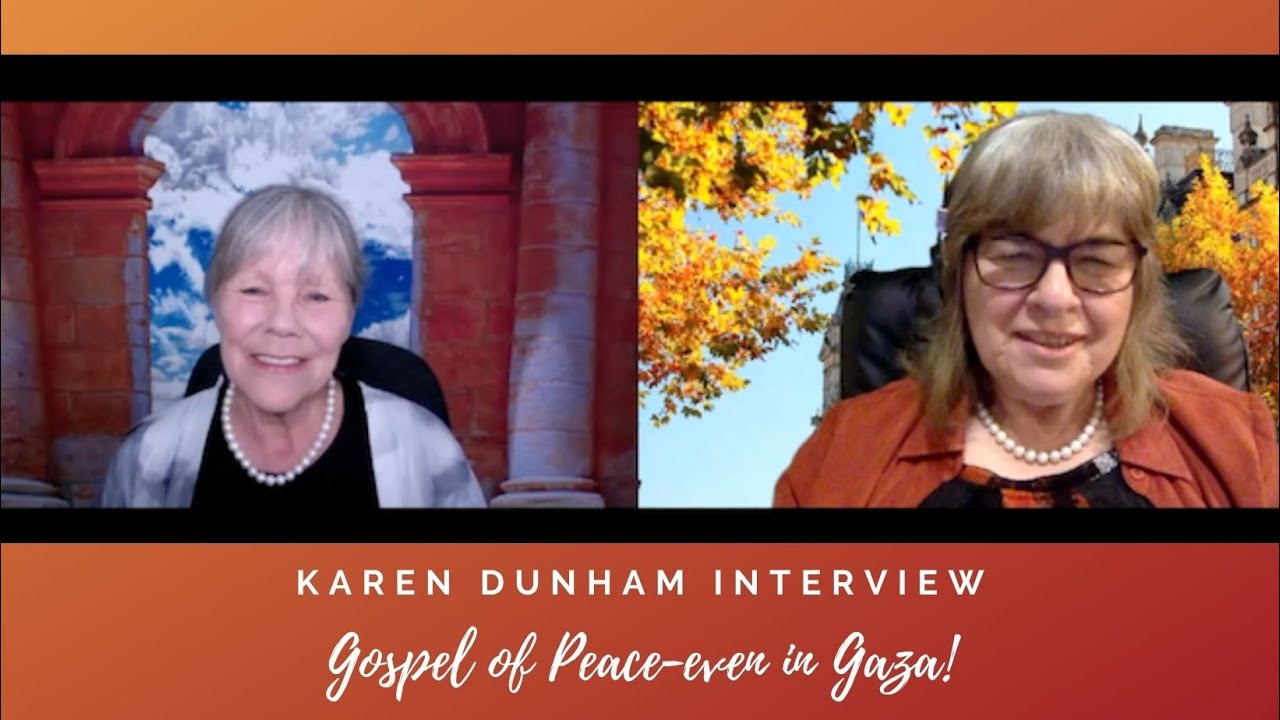 Karen Dunham Interview: Gospel of Peace--even in Gaza! - YouTube