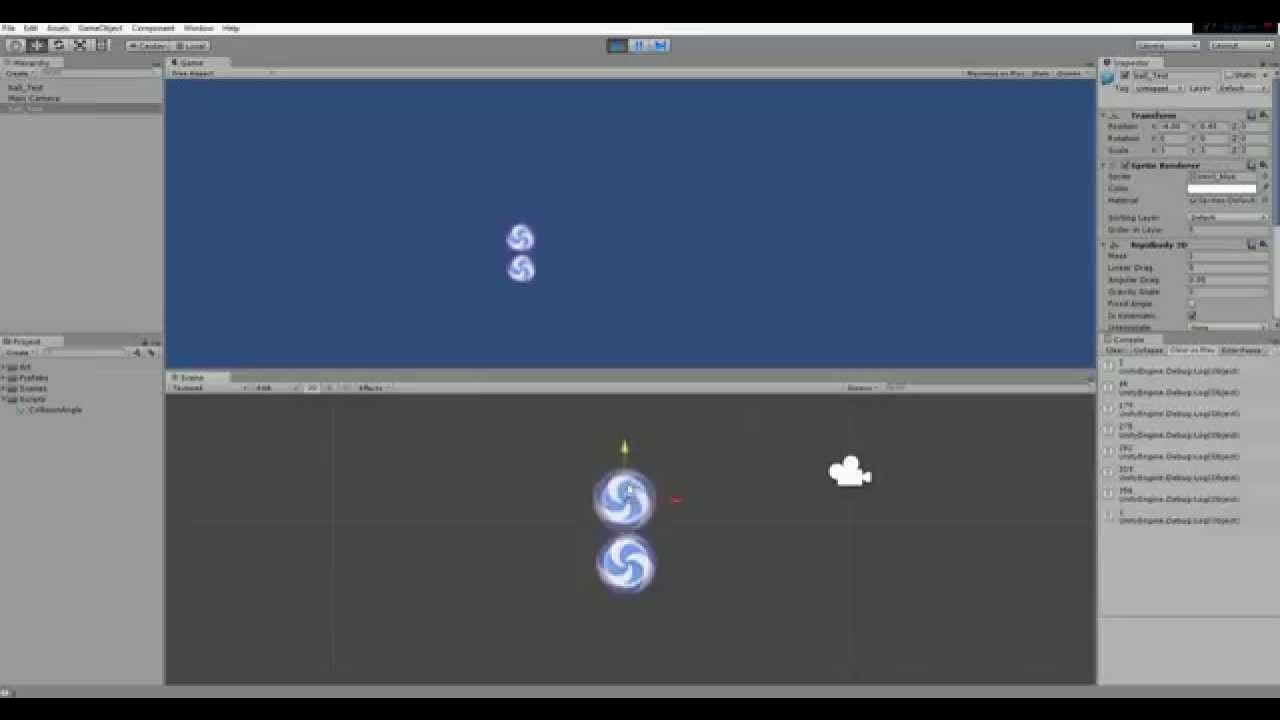 Unity3D Collision Angle - YouTube
