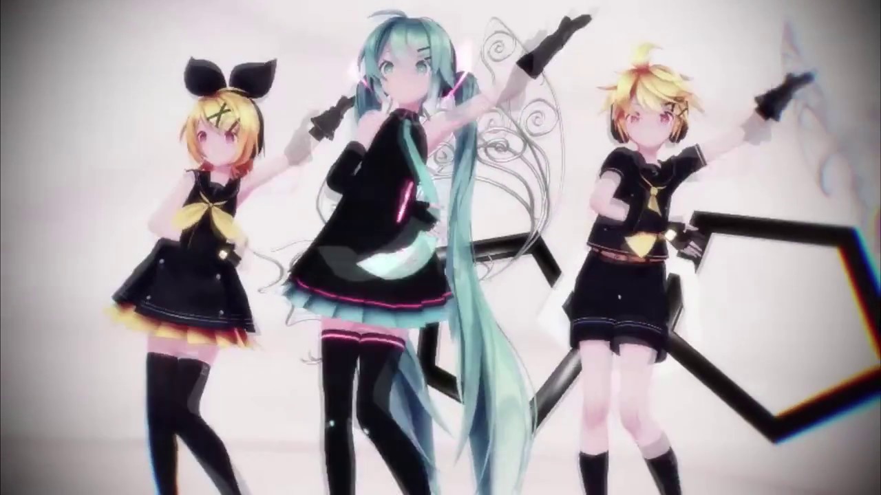 【MMD】Little Apple - Rin, Miku, Len + DL - YouTube