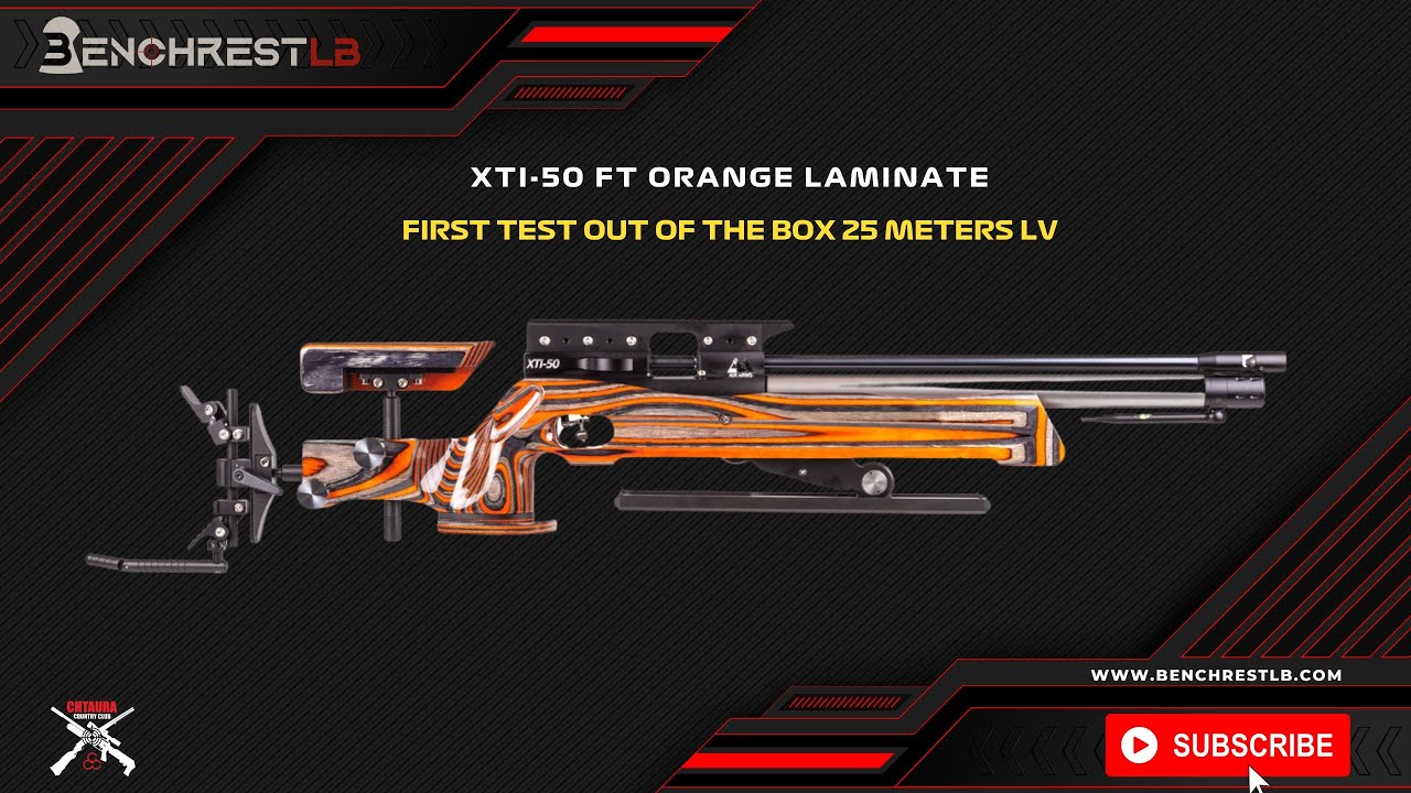 Air Arms XTI50 First text out of the box 25 Meters LV - YouTube