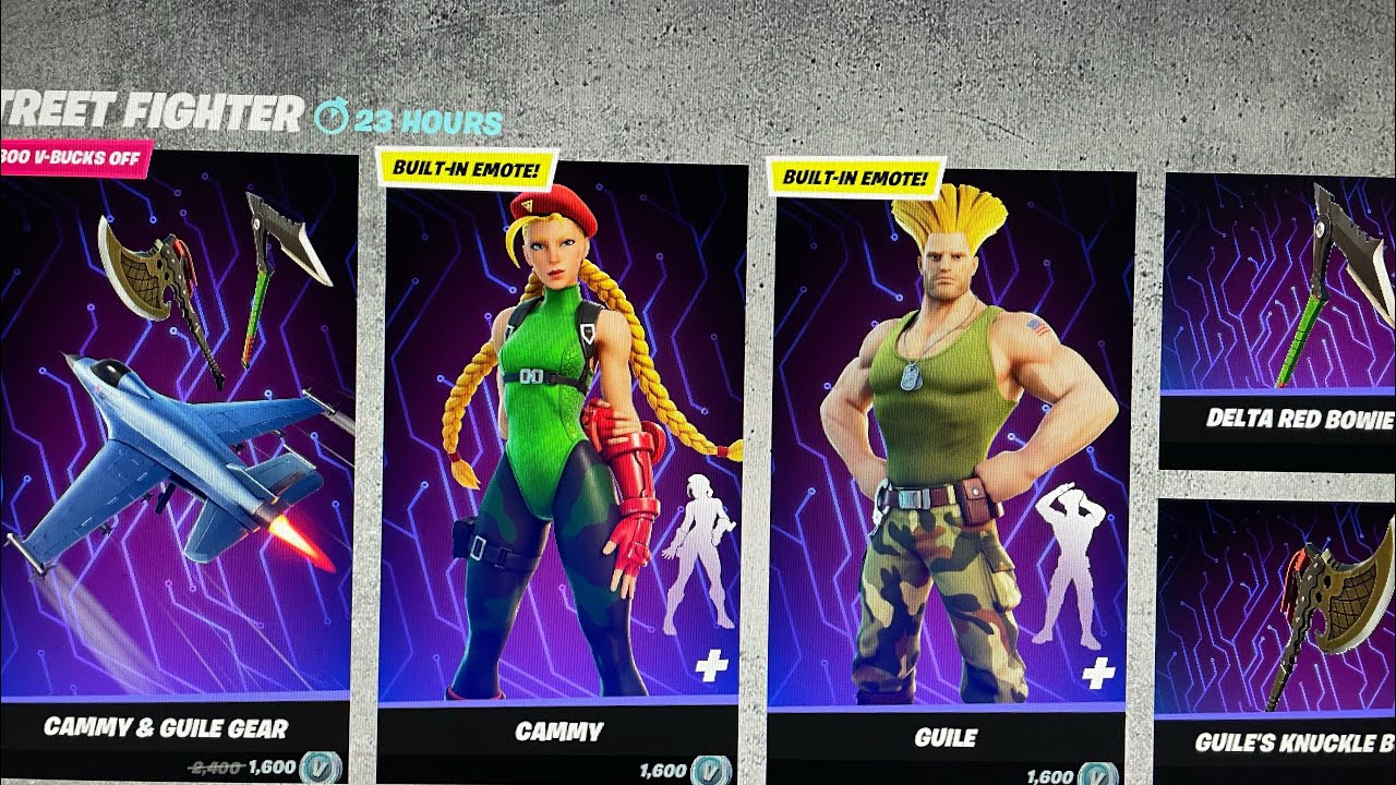 STREET FIGHTER SKINS OUT NOW! (Fortnite Battle Royale) - YouTube