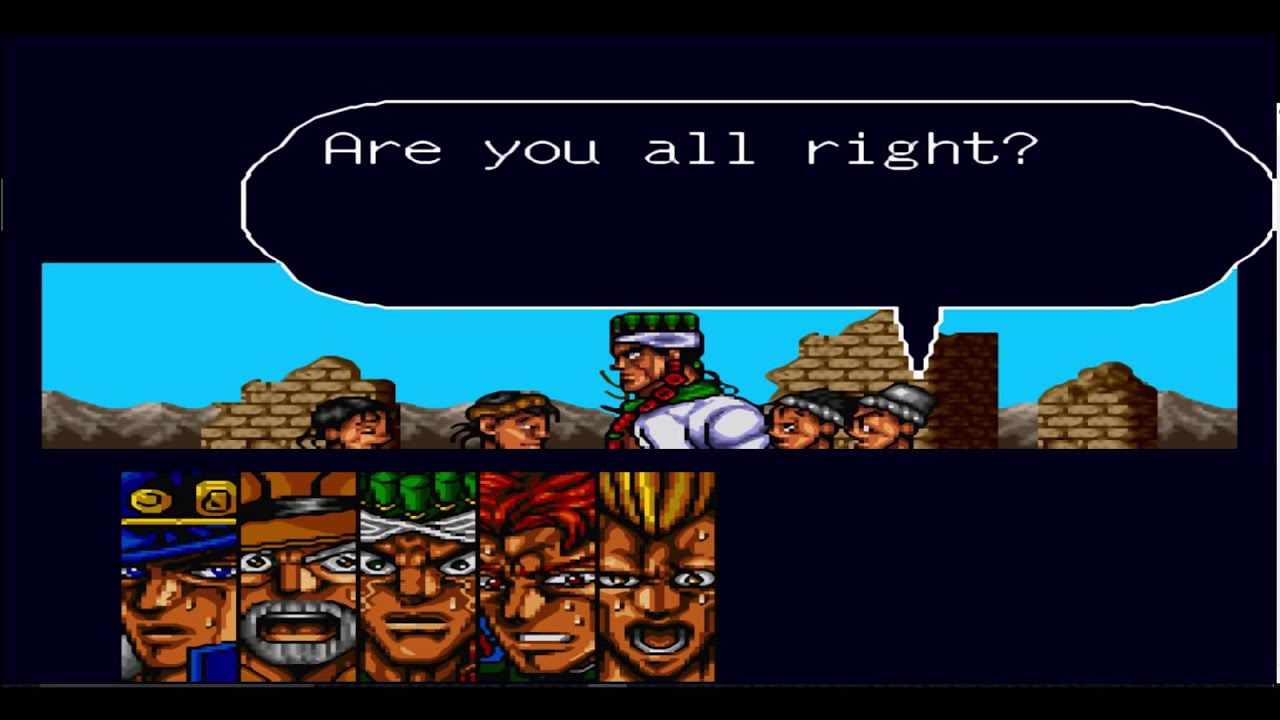 JoJo's Bizarre Adventure SNES Talk Only Run Part 2 - YouTube