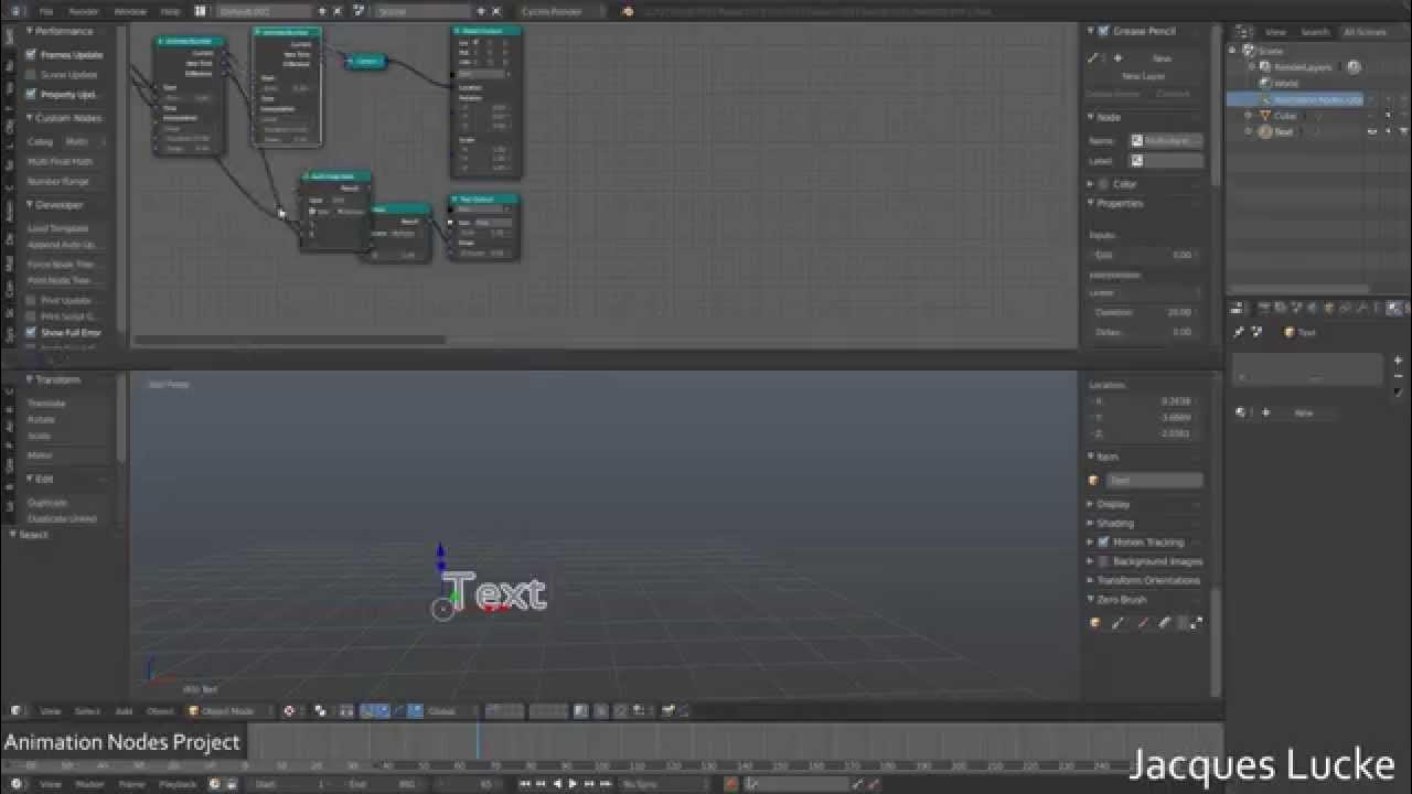 Animation Nodes: Animated Numbers [partially deprecated] - YouTube