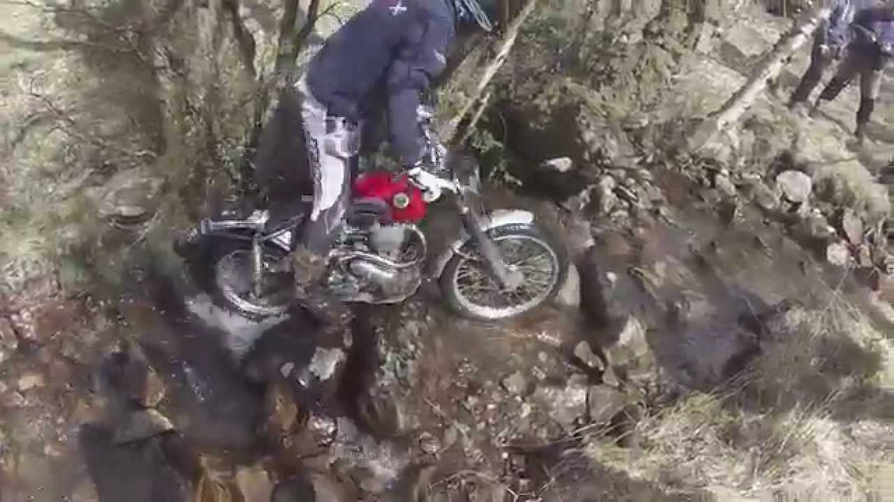 Pre-65 Scottish two-day trial 2015 Bultaco Saturno 200 - YouTube