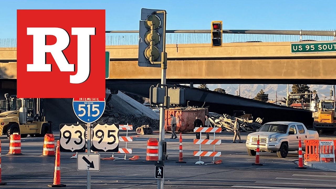 Bridge Collapses on U.S. Highway 95 - YouTube