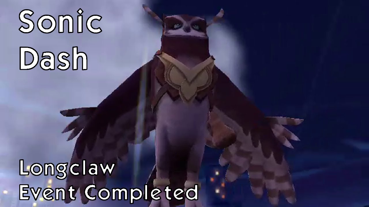 Sonic Dash - Longclaw Event Completed - YouTube