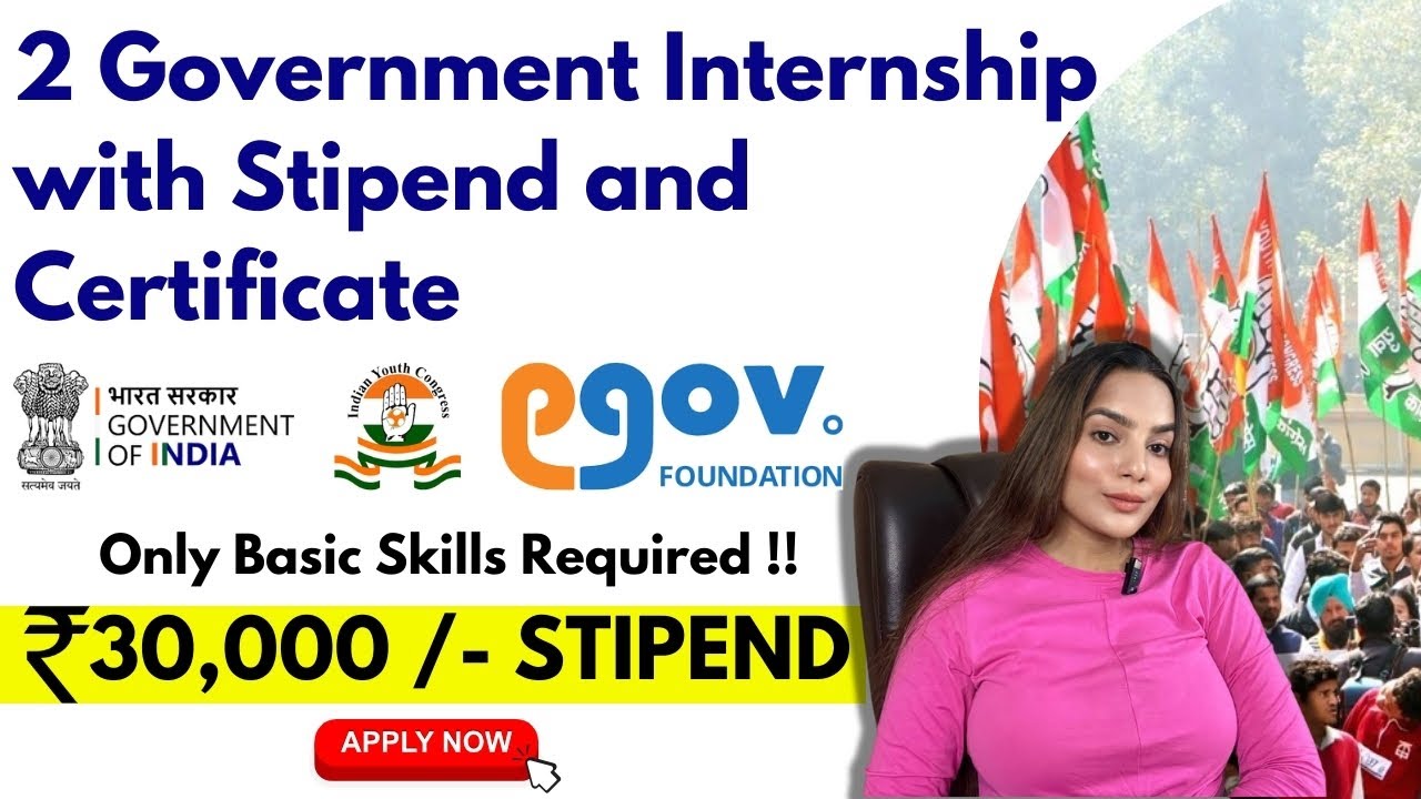 2 Government Internship for Students | Govt Certificate | Paid ...