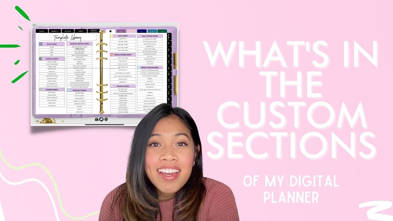 How to Customize Planner Sections in a Digital Planner using GoodNotes ...