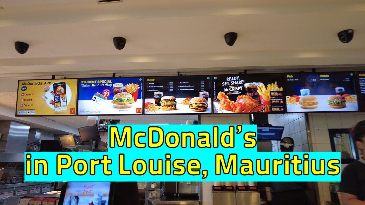 McDonald's in Port Louise, Mauritius - YouTube