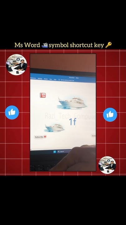 Ms word 🛥️ symbol shortcut key 🔑 #asmr #windows #computertips #computer #computertricks - YouTube