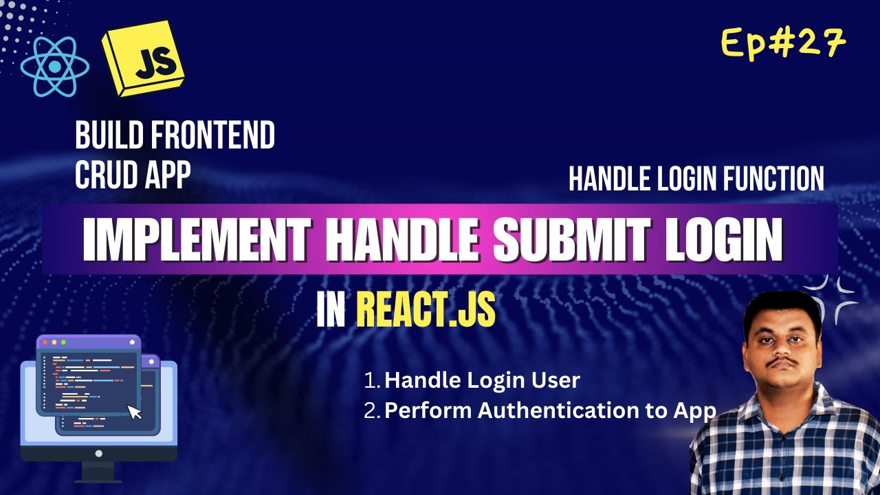 Perform Authentication(Login) User Submit Form in Post CRUD App | React ...