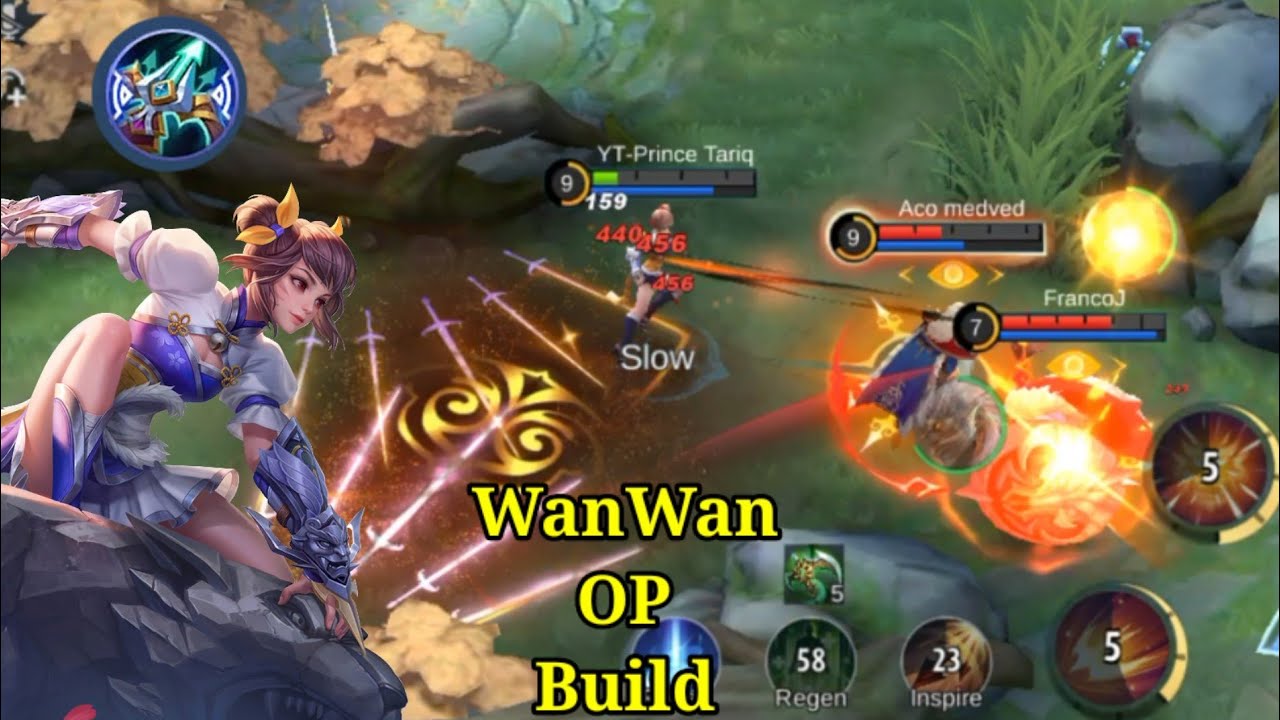 Wanwan Inspire Spell Gameplay | Tips & Tricks WanWan | How To Play WanWan MLBB| WanWan OP Build ...