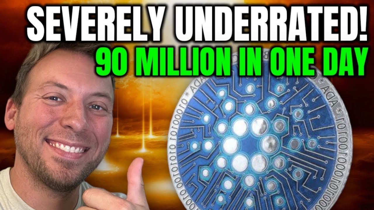 CARDANO ADA - SEVERELY UNDERRATED!!! 90 MILLION IN ONE DAY! - YouTube