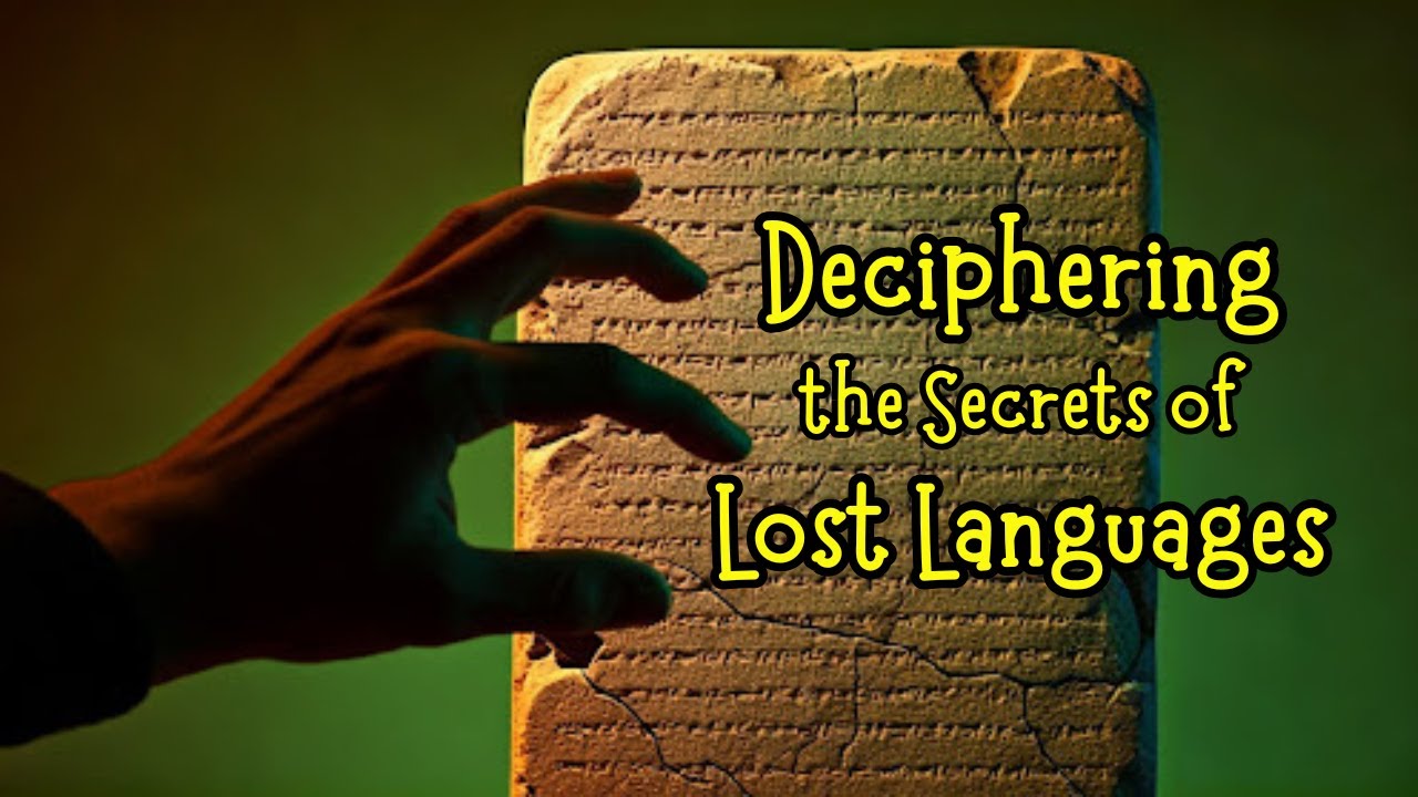 Deciphering the Secrets of Lost Languages - YouTube