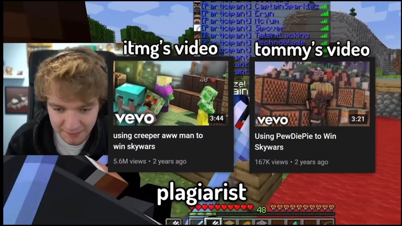 iTMG rick rolls everyone in funniest minecraft talent show. - YouTube