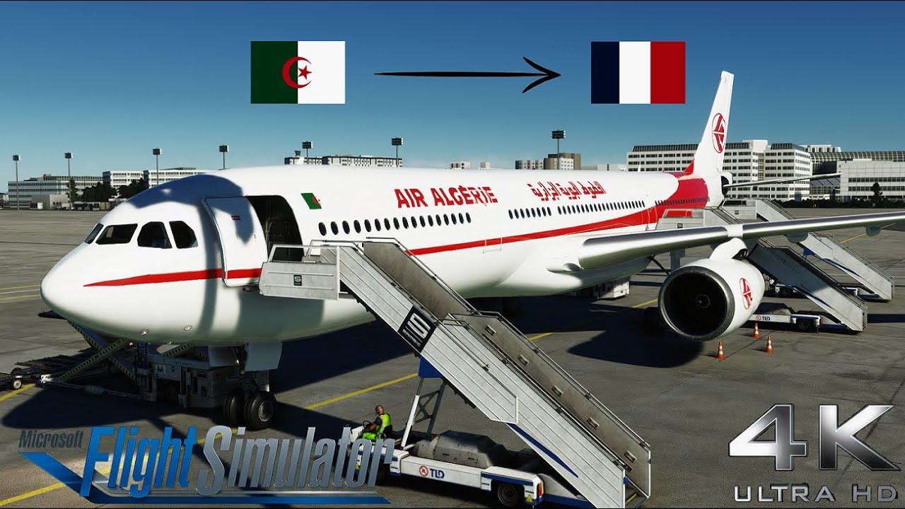 Alger (DAAG) to Paris (LFPG) A330-300| MSFS FS2020 Air Algérie - YouTube
