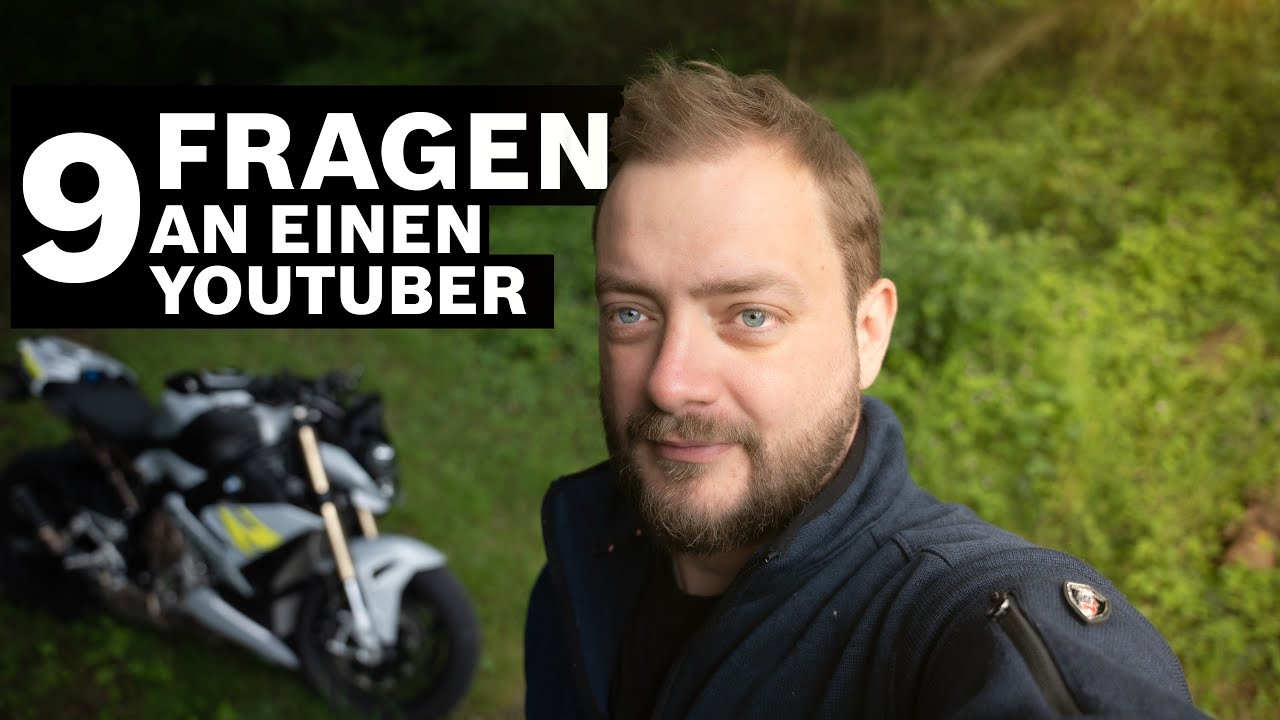 9 Fragen an einen Motorrad Youtuber - Einnahmen, Zeitaufwand, Aufhören ...