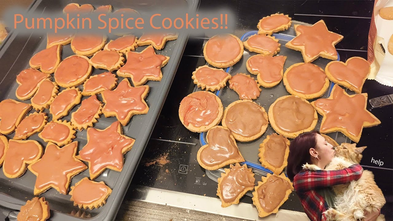 Lass Mal... Pumpkin Spice Cookies!! - YouTube