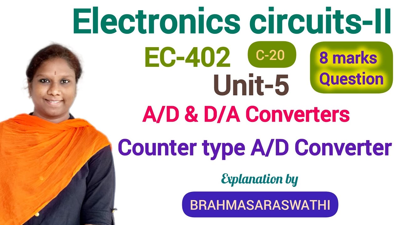 EC-2 (EC-402) Counter Type using A/D Conveter | unit-5 #shorts # ...
