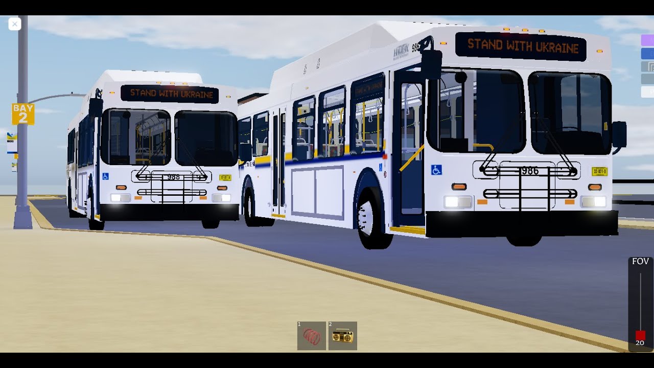 Roblox Halifax, Bus Simulator driving new C40LF on route 26 full route ...