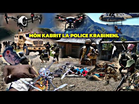 11 mars Lanmo San Jou,Tonbe Anba Mòn Kabrit Lapolis Lage 3 Drone Sou ...
