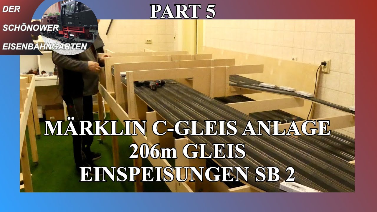 Märklin C Gleis Anlage 206m Gleis auf 5x3,50m Grundfläche & 4 Ebenen ...