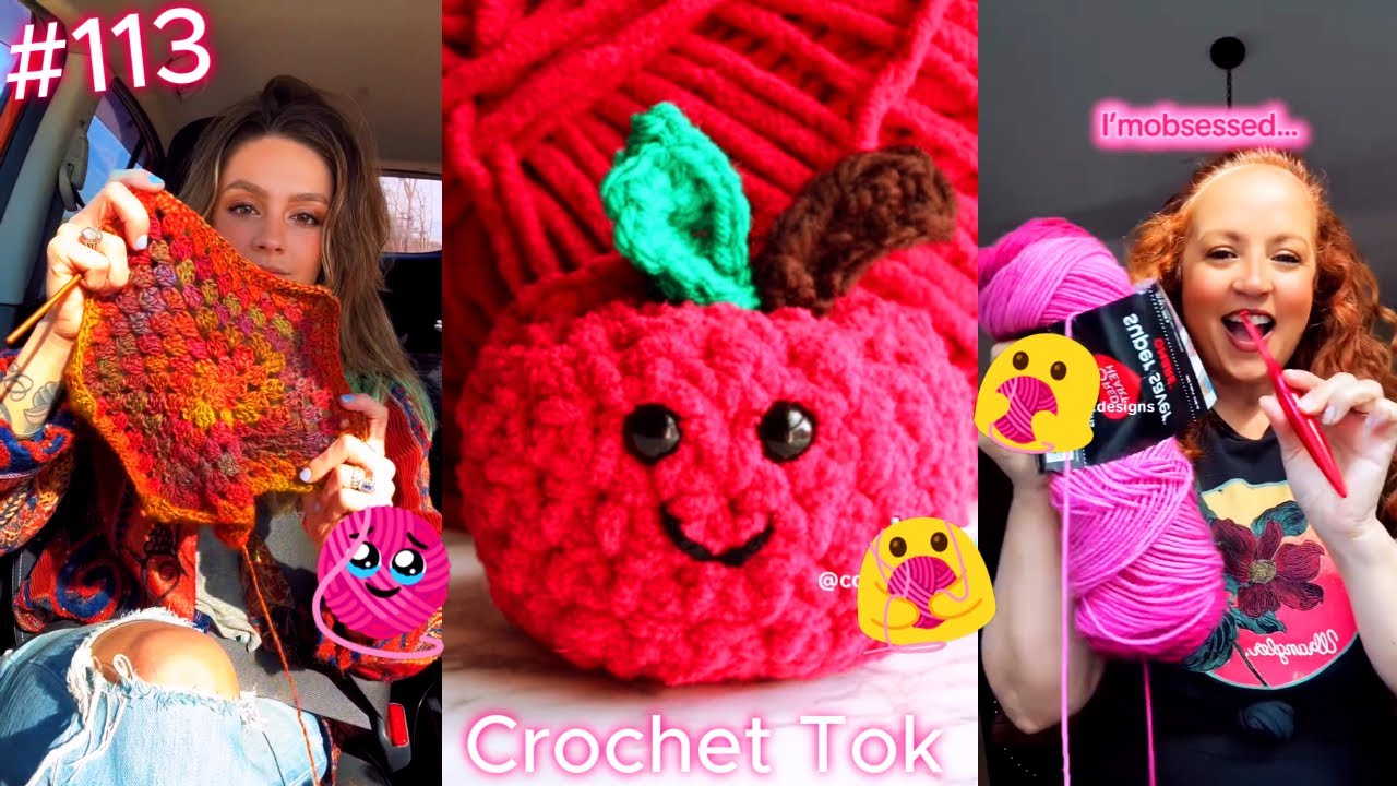 🧶💖 Crochet Tok Compilation - Crochet Tok Fam 🧶💖 #113 - YouTube