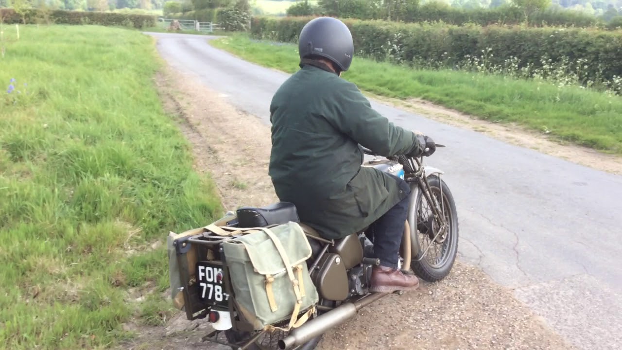 STUART BRAY MOTORCYCLES-BSA WB30 1942. - YouTube