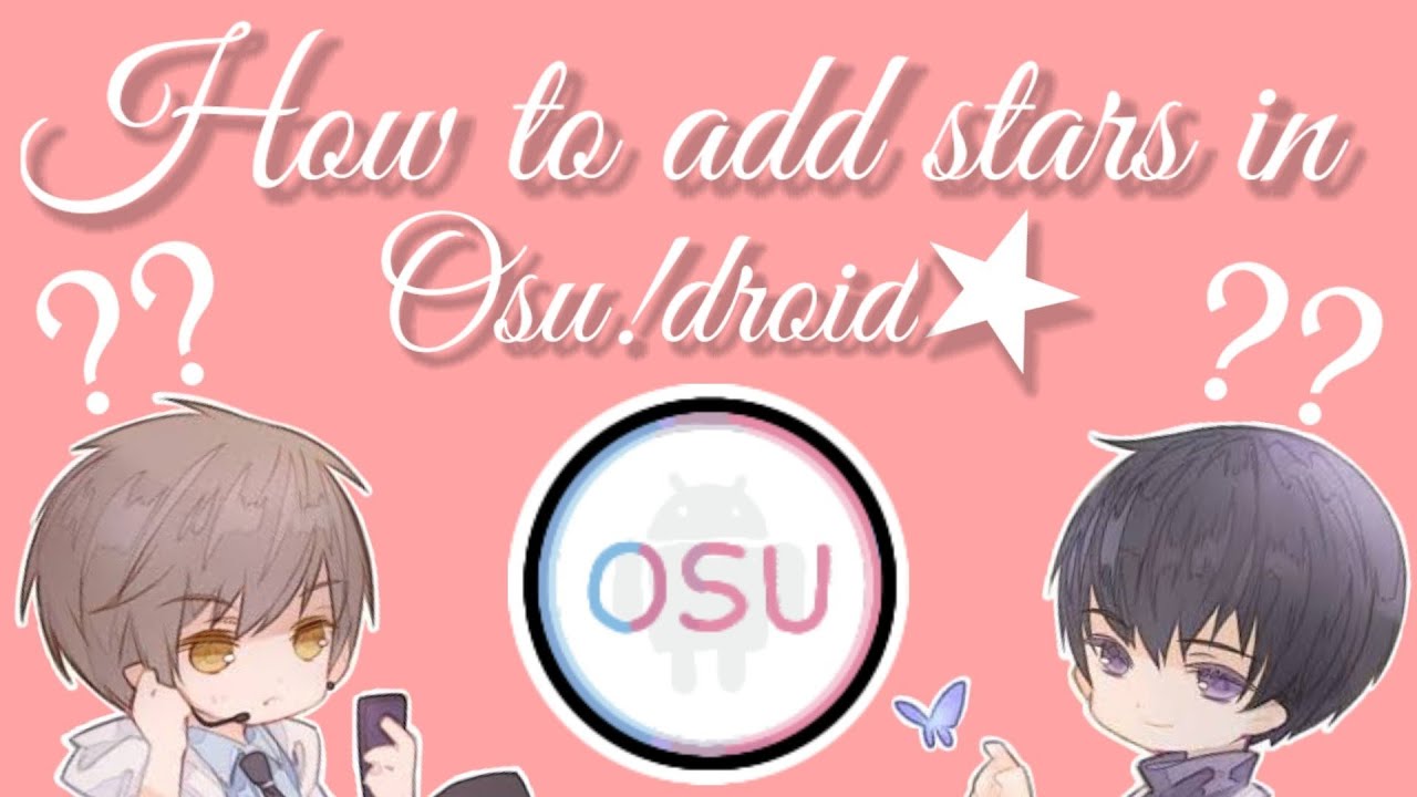 Osu!droid : How to add stars on beatmap - YouTube
