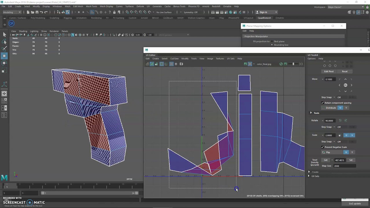 UV Unwrap Gun part 1 - YouTube
