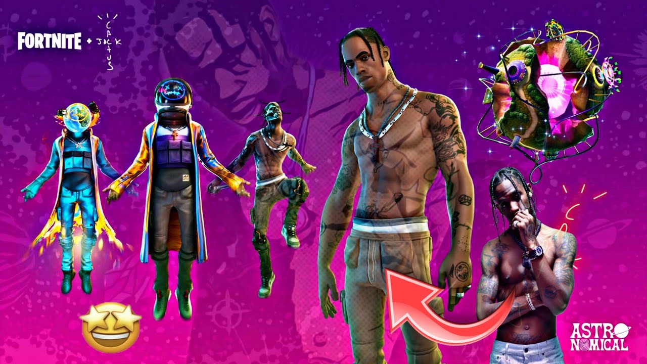 *NEW* Travis Scott & Astro Jack Skins / Players Reacting - Mini ...