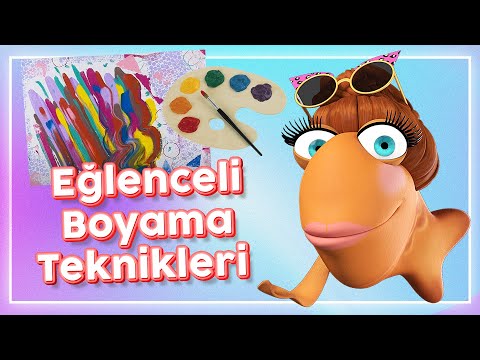 EĞLENCELİ BOYAMA TEKNİKLERİ!
