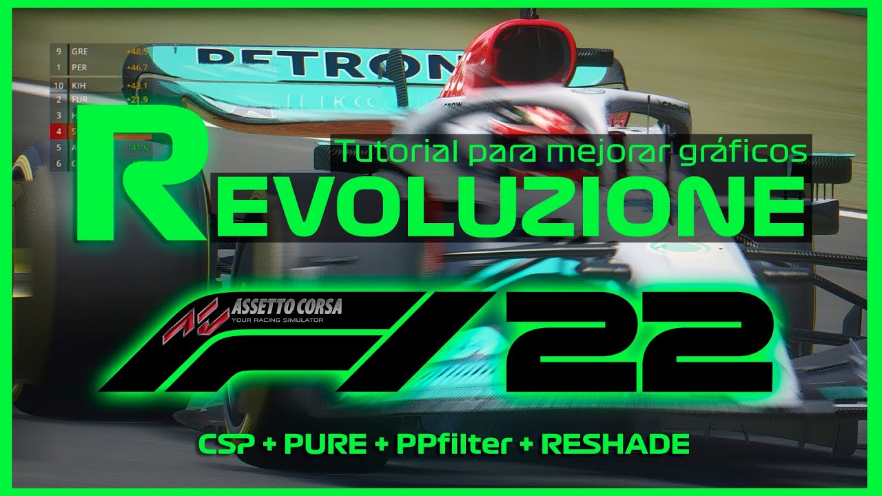 ASSETTO CORSA F1 2022 | TUTORIAL DEFINITIVO - Custom Shader Patch ...