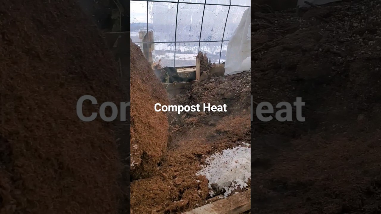 Mixing Soil For Compost Heated Greenhouse #farmlife #greenhouse # ...