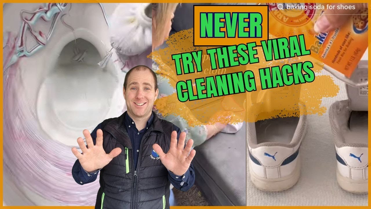 I Tried VIRAL Cleaning Hacks Here's What Happened! - YouTube