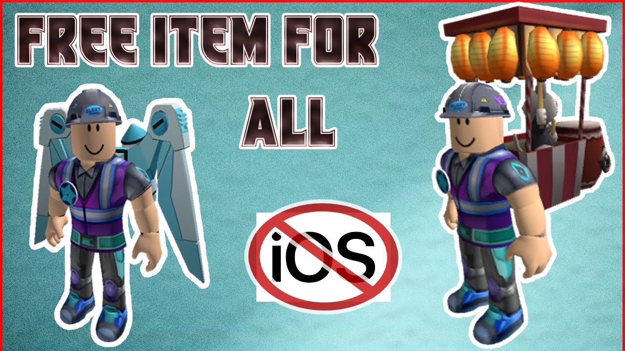 FREE IOS ITEMS FOR ALL...#ROBLOX... - YouTube