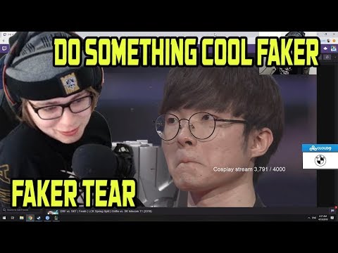 Reaction SNEAKY When Faker Cry | Faker Remember Bang, Blank, Eazyhoon ...