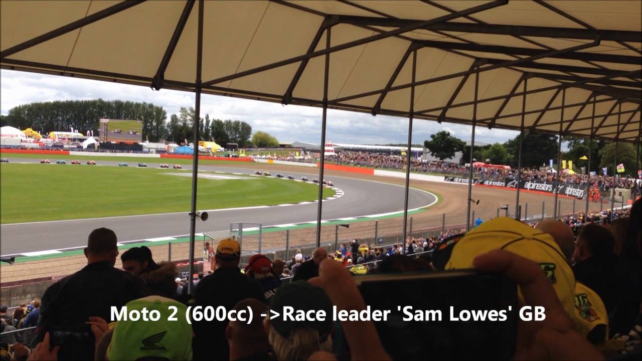 MotoGP Silverstone from Luffield - 1st lap - YouTube