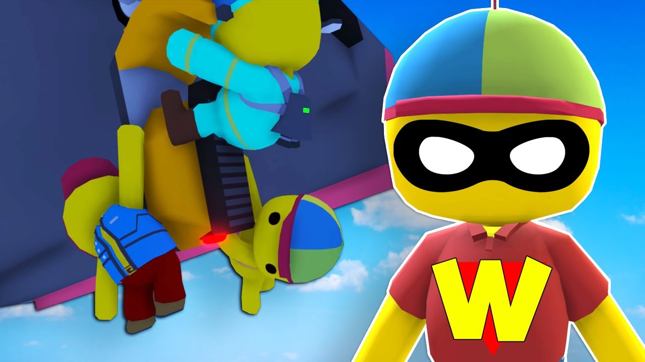 We Became Funny Ragdoll SUPERHEROES & Saved NOBODY! - Wobbly Life ...